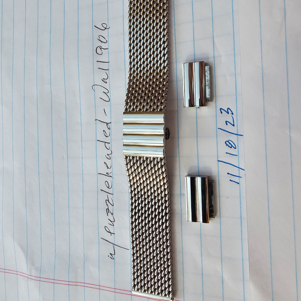 [WTS] Christopher Ward / Staib 20mm Milanese Mesh Bracelet ...