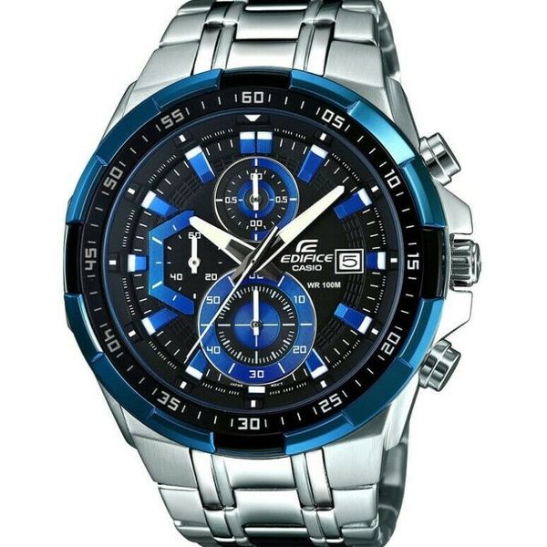 Casio Edifice EFR-539D-1A2V Chronograph Blue Dial Men's Watch | WatchCharts
