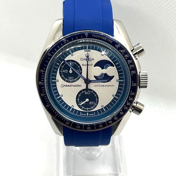 Custom Modded! OMEGA x Swatch MoonSwatch Mission to the Super Blue Moon ...