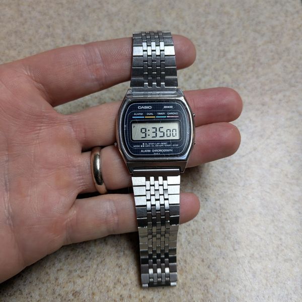 Casio SA-51 Digital Watch 80s Vintage Japan Rare Alarm Chronograph ...
