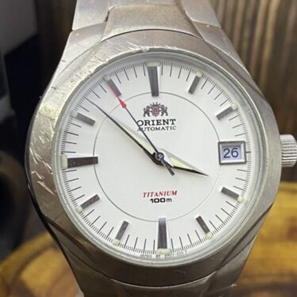 Watch Orient Original Titanium 21 Jewels Men's Japan Mechanical ...