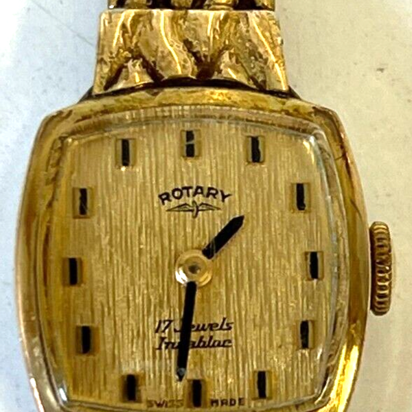 Vintage, Rotary, 17 Jewels, Incabloc, Swiss Made, Ladies Watch, Boxed ...
