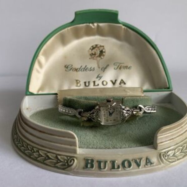 Bulova 1954 Goddess of Time Watch with Original Case | WatchCharts ...
