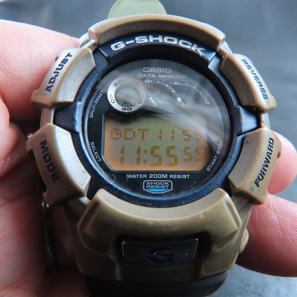 G-2110V Casio G-Shock Data Memory Alarm Chrono LCD Quartz Men Watch ...