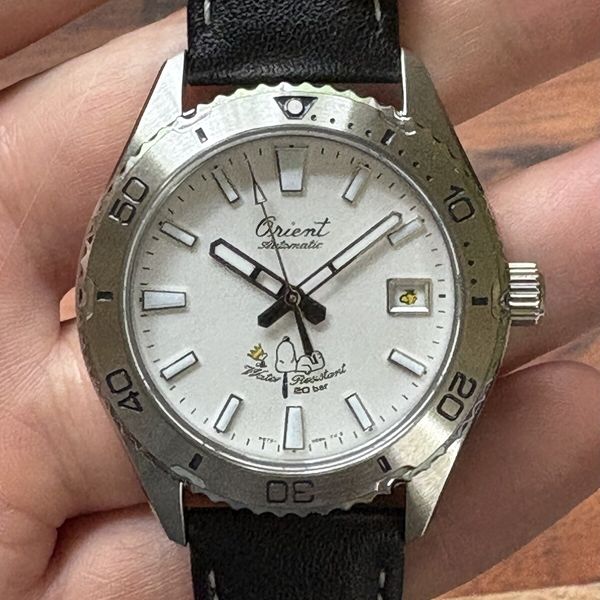 ORIENT x PEANUTS 75th Anniversary Mako 40 Diver RA-AC0Q08S Snoopy ...