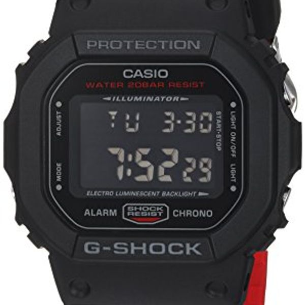 G-Shock DW-5600 Black / Red Layer Series Black-Black / One Size ...