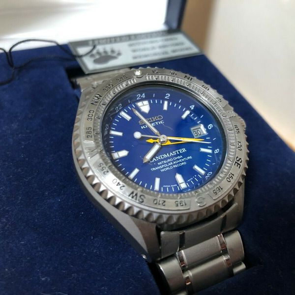 Seiko SBCW009 Landmaster 5M45-6A01 GMT AGS Titanium Rare Mitsuro Ohba ...