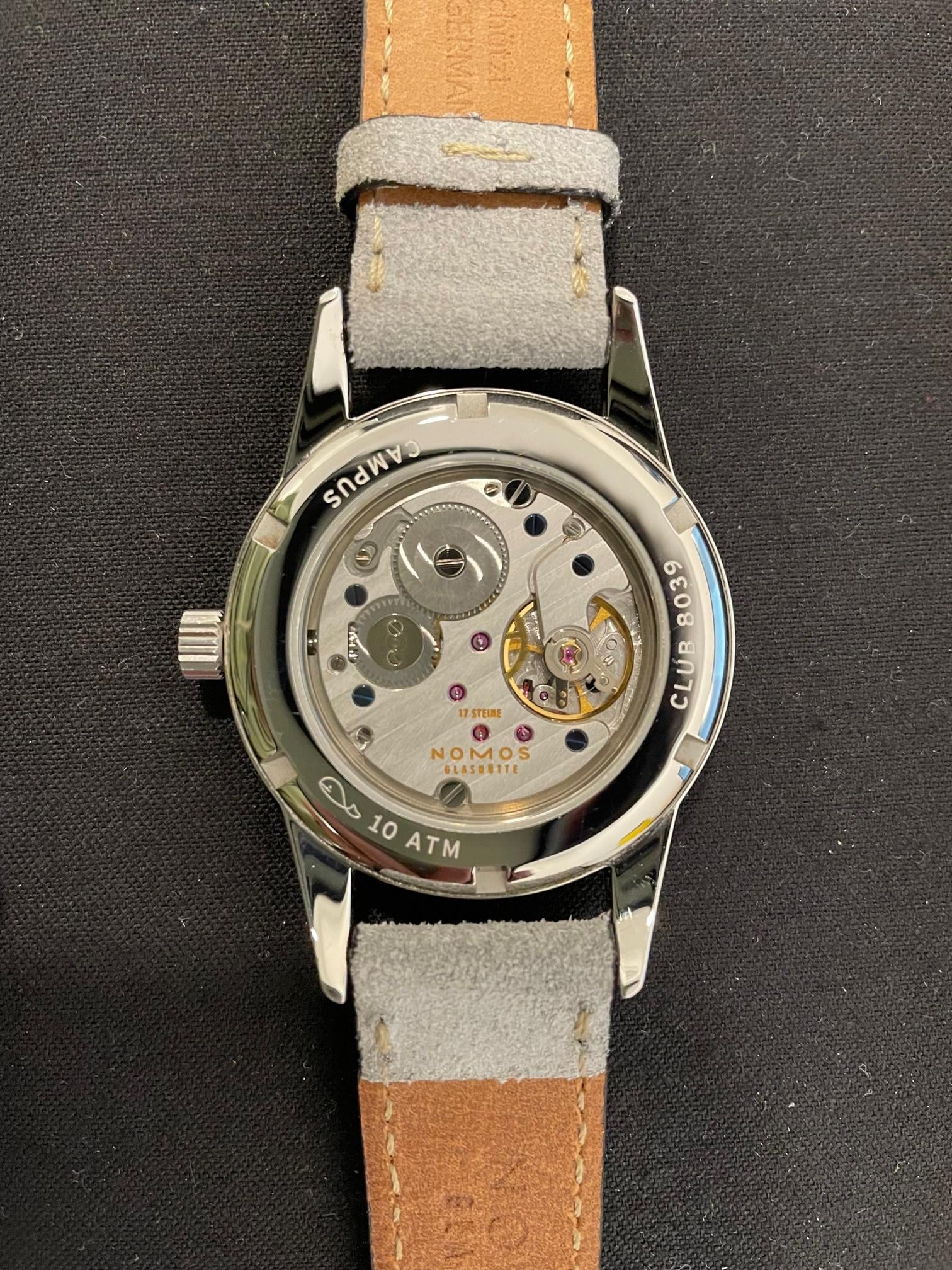 [WTS] Nomos Club Campus 709 - 36mm - Sapphire Caseback | WatchCharts