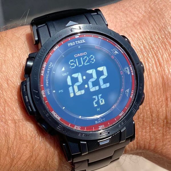 [WTS] Casio Pro Trek PRW-30YT Firefall Titanium JDM plus Combi Bracelet ...