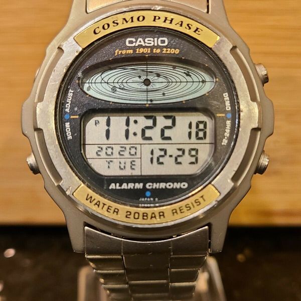 Casio Cosmo Phase CGW 500 module QW 830 pre G shock Japan CGW 50 90 DW ...