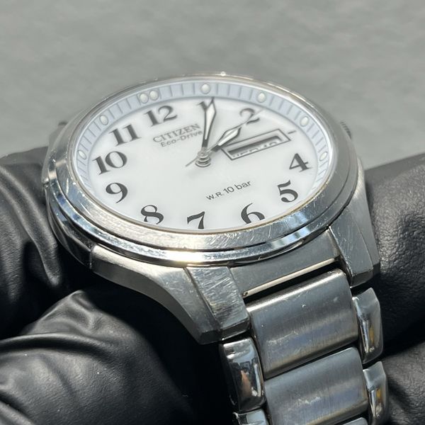 Citizen Eco-Drive Quartz Watch E101-S032750 Analog Day/Date Stainless ...