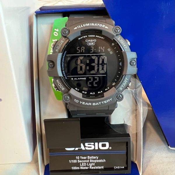 Brand New Casio Digital Watch - AE-1500WH-8BVCF (10-Year Battery ...