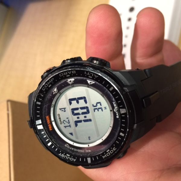 FS: Casio PRW-3000-1CR Protrek Triple Sensor Multi-Function Watch ...