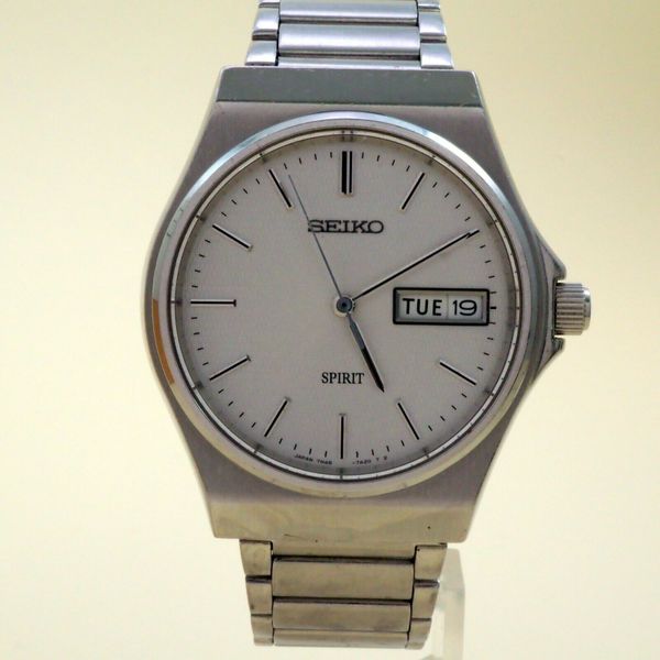 Seiko SPRIT Analog Watch Men's DayDate 7N48-7A10 QUARTZ 10BAR W.R ...