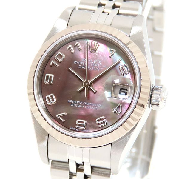 ROLEX Rolex Datejust 79174NA Y No. Black Shell Dial SS Stainless Steel ...