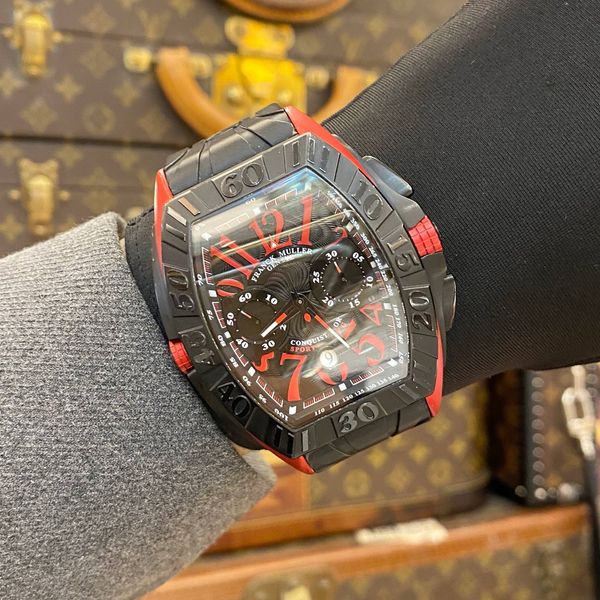 2013 FRANCK MULLER CONQUISTADOR GPG GRAND PRIX TITANIUM CHRONOGRAPH REF ...