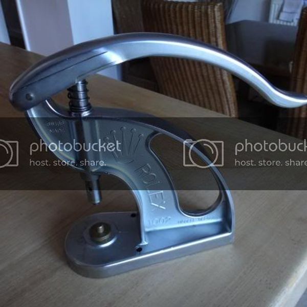 Rolex Crystal & Bezel Press Tool. Model 1002 + all Dies. Excellent ...