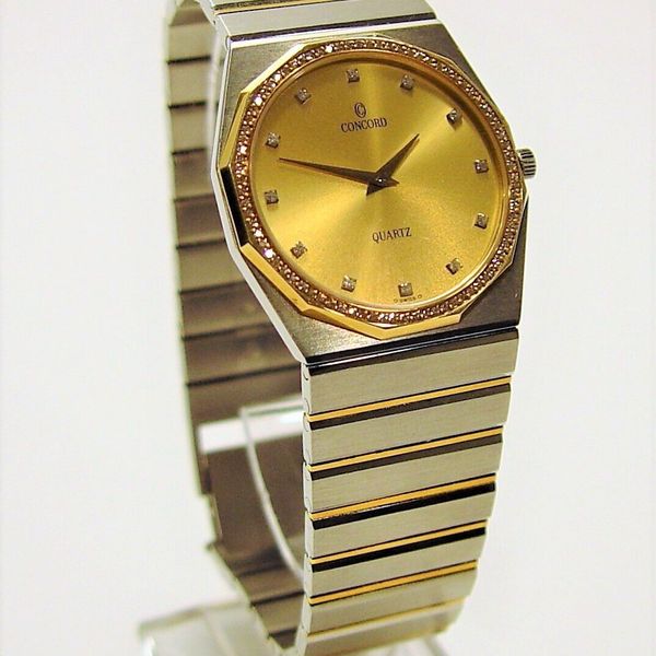 Superb Vintage 1980's Concord Mariner SG Diamond & Gold Men's ...