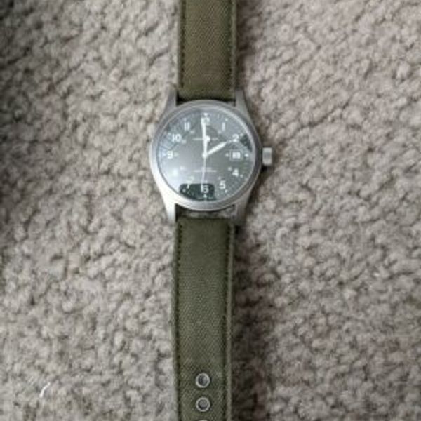 Hamilton Khaki Field Green H69419363 Men's Watch - Green | WatchCharts