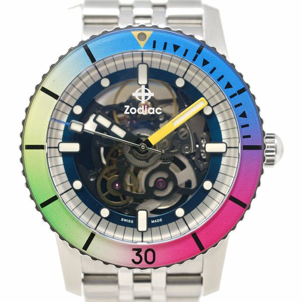 FS: Pre-Owned Zodiac Super Sea Wolf Skeleton ZO9298 | WatchCharts ...