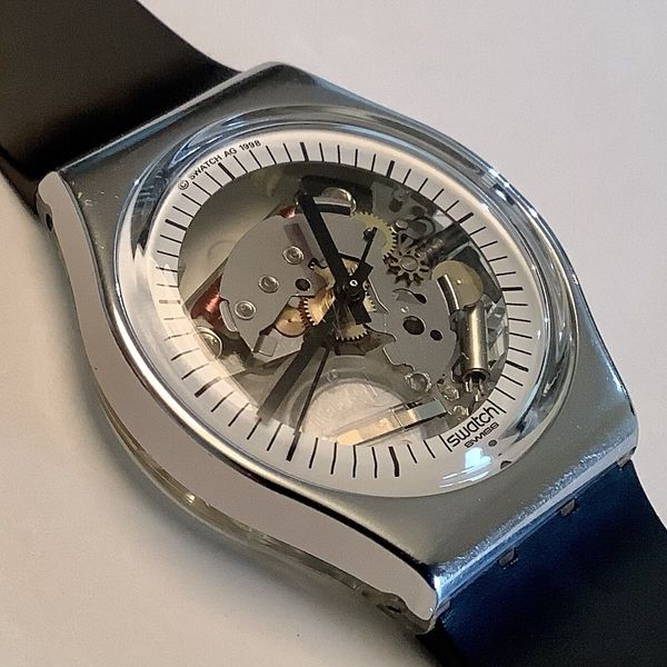 swatch - See Thru - Skeleton - Clear [ New Battery ] 34mm | WatchCharts ...