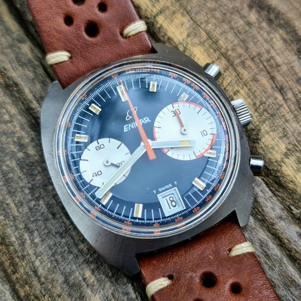 OHPF Enicar Big Eye Chronograph - Valjoux 234 | WatchCharts