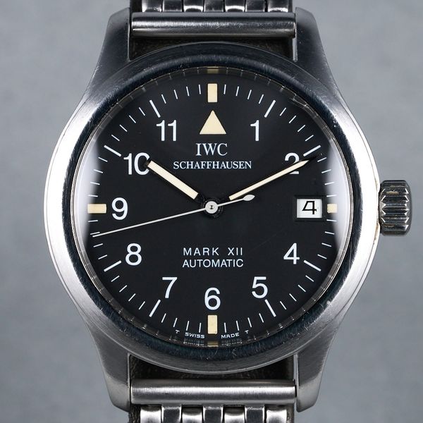 FS: 1999 IWC Mark XII Ref: IW3241-001 "Pilot's Watch" with Box and ...