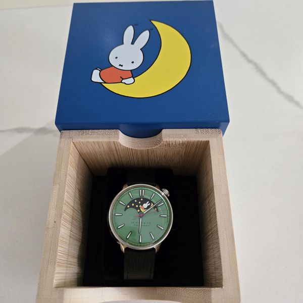 [WTS]De Rijke & Co Miffy Moonphase Dick Bruna Green LE 50 | WatchCharts ...