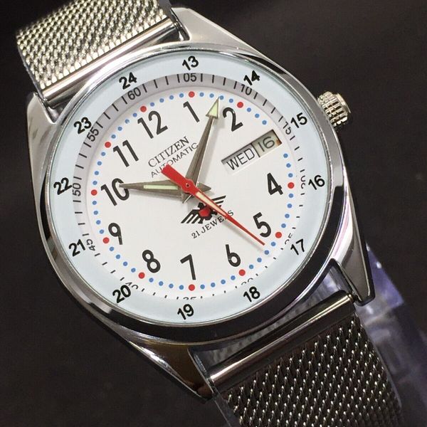 Citizen Automatic 21 Jewels Men's Stainless Steel Japanese Wrist Watch ...