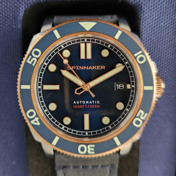 [WTS] Spinnaker Hull Diver Auto - Officer Blue | WatchCharts Marketplace