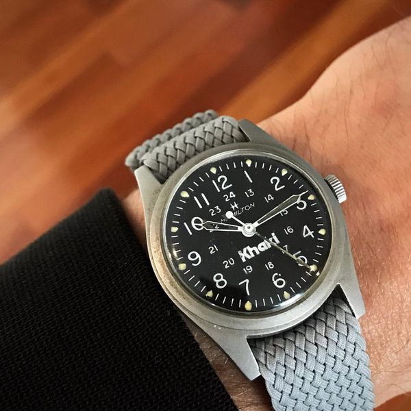 FS Hamilton Khaki With Cream Lume and Patina Steel | WatchCharts ...