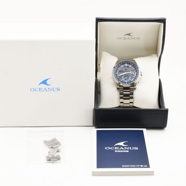 *EXC+5 Casio Oceanus OCW-T2600-1AJF Day Date Solar Radio Men's Watch ...