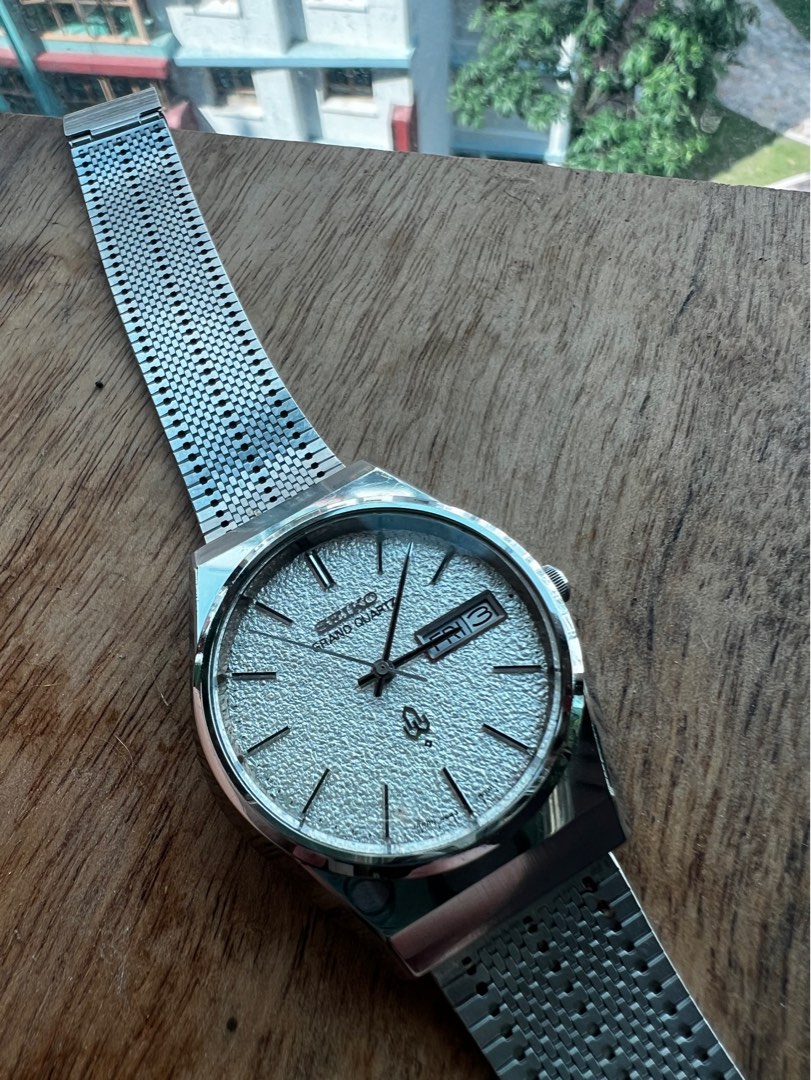 Vintage Seiko grand quartz 4843 8100 diamond dust dial | WatchCharts ...