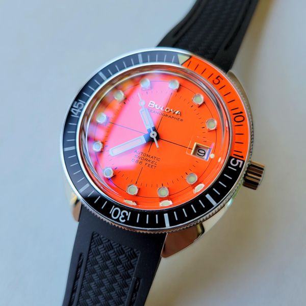 [WTS] Bulova Devil Diver Oceanographer 96B350 Orange Dial Watch ...