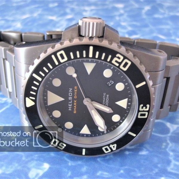 SOLD : Helson Titanium Sharkdiver 45mm 2000 Meter diver | WatchCharts