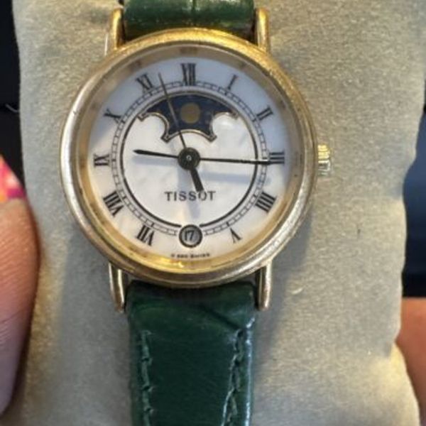 Vintage Tissot Ladies MOON PHASE Watch Swiss Made Model C220 w/Orig ...