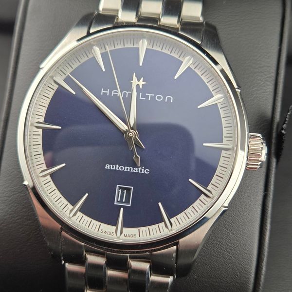 [WTS] Hamilton Jazzmaster Auto 40mm Blue Dial Ref: H32475140 New in Box ...