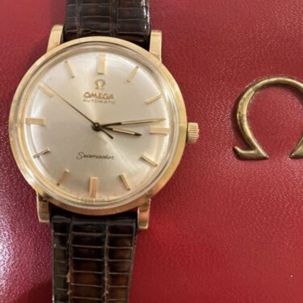 Vintage Omega Seamaster, Calibre 550, 17 Jewels, 10k GF, With Case ...