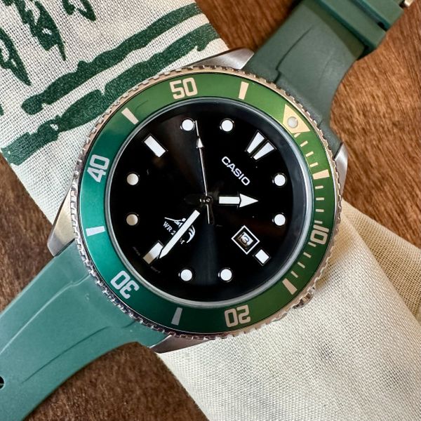 SOLD: Casio Duro MDV106 with sapphire ???? upgrade and other mods ...