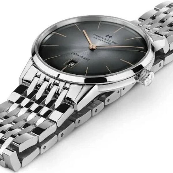 Hamilton American Classic Intra-matic Auto W/Steel Bracelet H38455181 ...