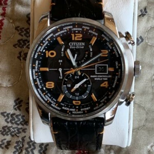 Limited Edition.Citizen Eco Drive Radio Controlled/ World Time/Alarm ...