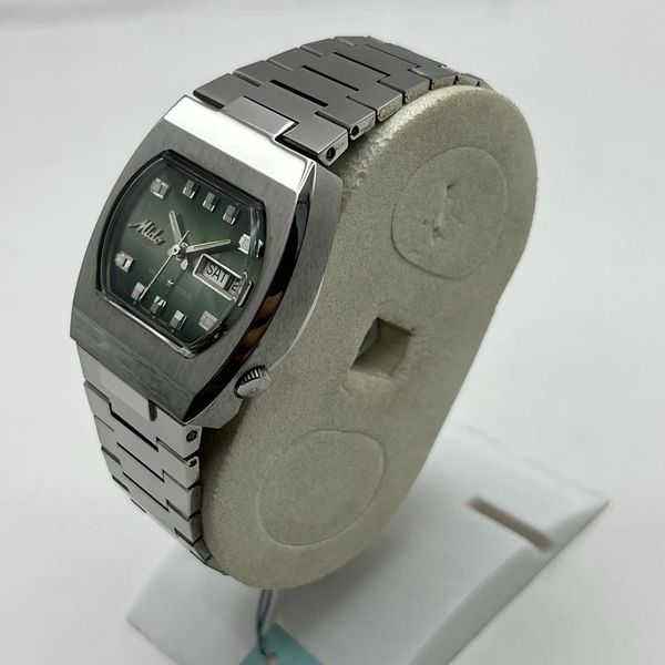 Mido Multi Star Automatic N.O.S (New Old Stock) Green Dial Day-Date ...
