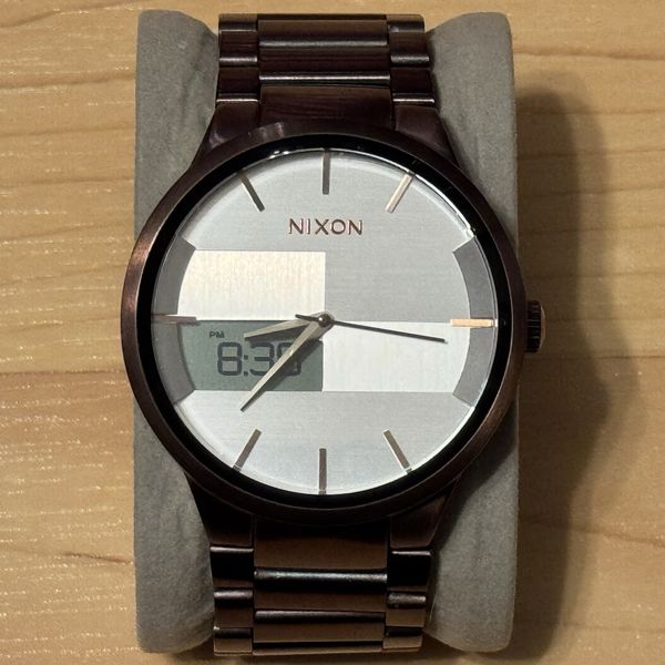 Nixon The Spencer Trade the Gnar Bronze Purple Men's Analog Digital ...
