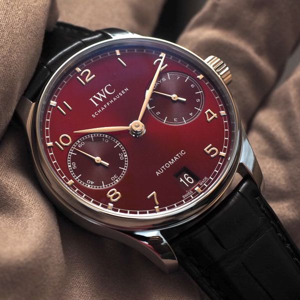 FSOT BNIB 2020 IWC IW500714 PORTUGIESER Burgundy / Red Dial | WatchCharts