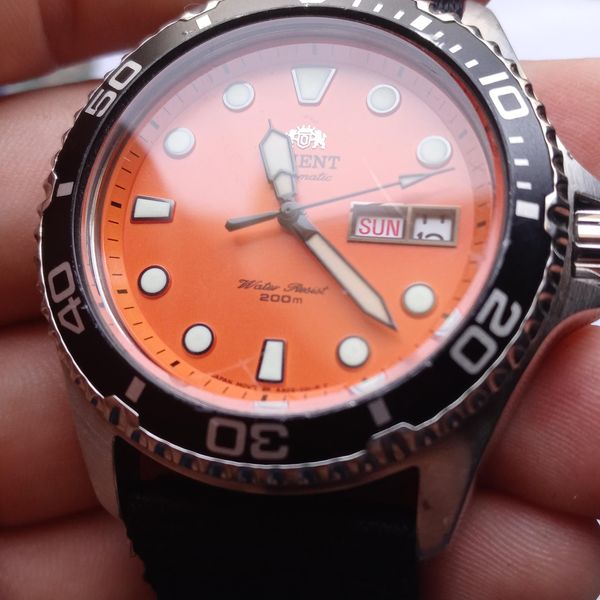 [WTS] Orient Ray Raven II Orange | WatchCharts