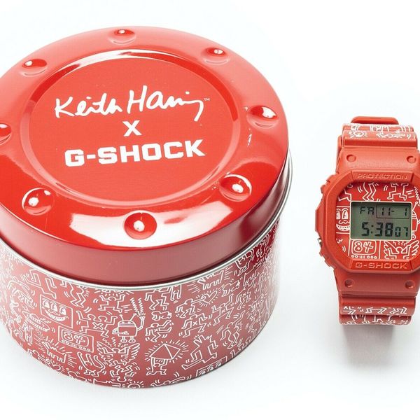 Casio G-Shock x Keith Haring DW-5600KEITH19-4 Red Limited Edition ...