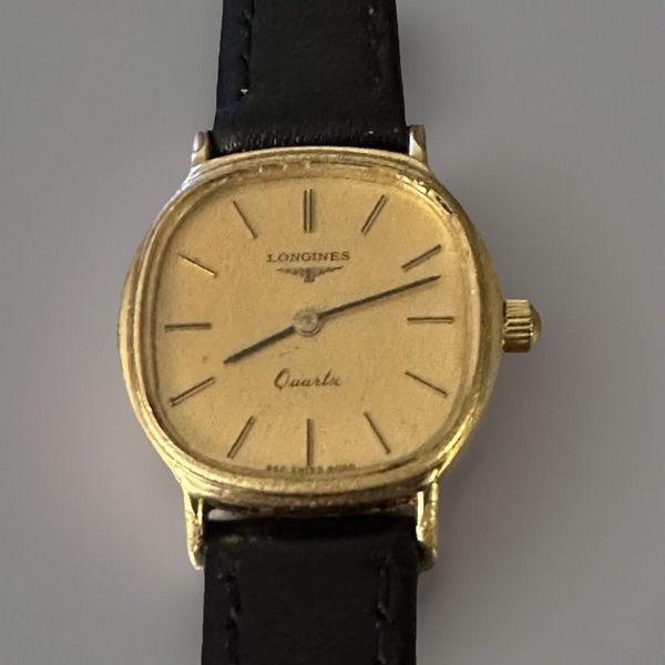 Womenâ s Longines Gold Tone Quartz Watch Classic GWO New Battery-FREE ...