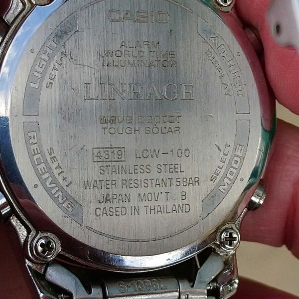 Casio "Lineage" Wave Ceptor Tough Solar. Mod 4319. Orig Strap. GWO ...