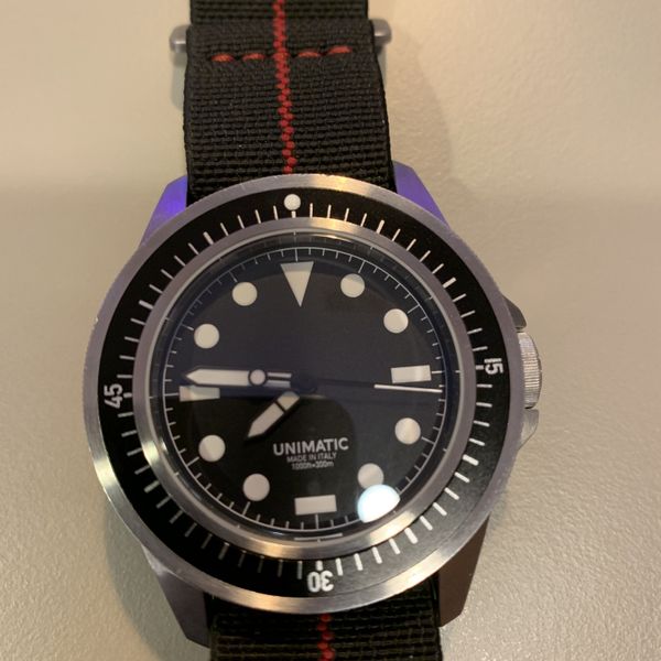 Unimatic U1-F Limited Edition - Full Kit w/Erika's Orig MN strap ...