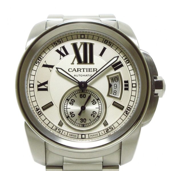 [New] [Used] Cartier Caliber de Cartier Watch SS / Back Scale Ivory ...